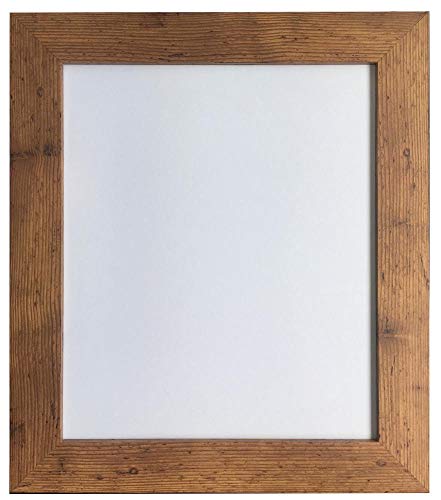 FRAMES BY POST Metro Vintage Wood Picture Photo Frame Plastic Glass 50 x 70 cm, 50cm x 70cm