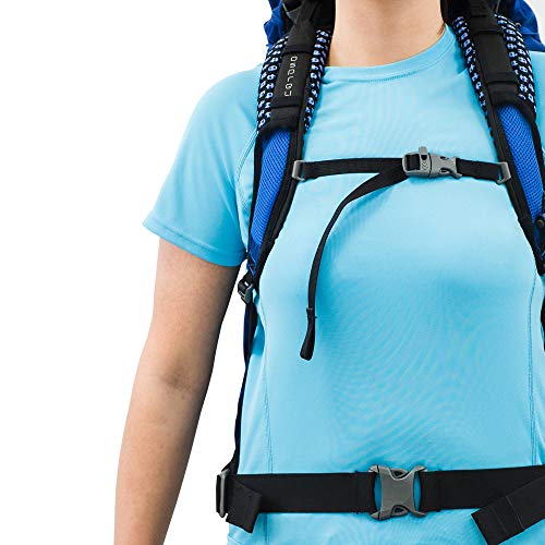 Osprey Packs Eja 58 Women's Backpacking Pack, Equinox Blue, Medium