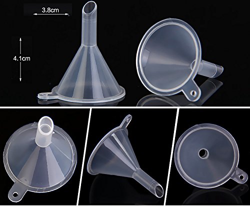 Furuipeng 120mL LDPE Plastic Thin Tip Dropper Bottles - 12 Colors Childproof Cap Free Mini Funnel Squeezable Bottles (12 Pack, Multi Color Caps)