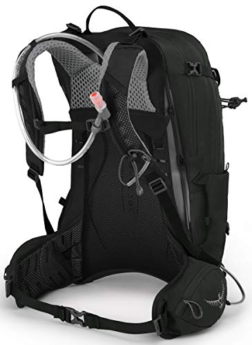 Osprey Manta 24L Men's Hiking Backpack with Hydraulics Reservoir, Black, One Size