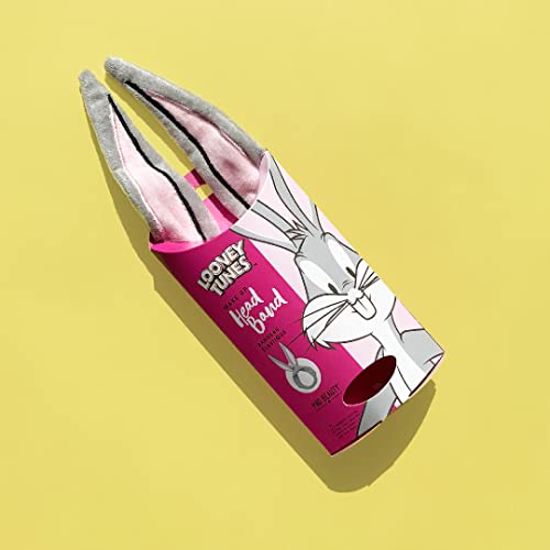 MAD Beauty Looney Tunes Bugs Bunny Make-Up Headband, Keeps Hair Neatly Tucked Away Out of Face, Comfortable, Soft Costume Headband, Use While Doing Make-Up, Applying Creams, or Face Masks