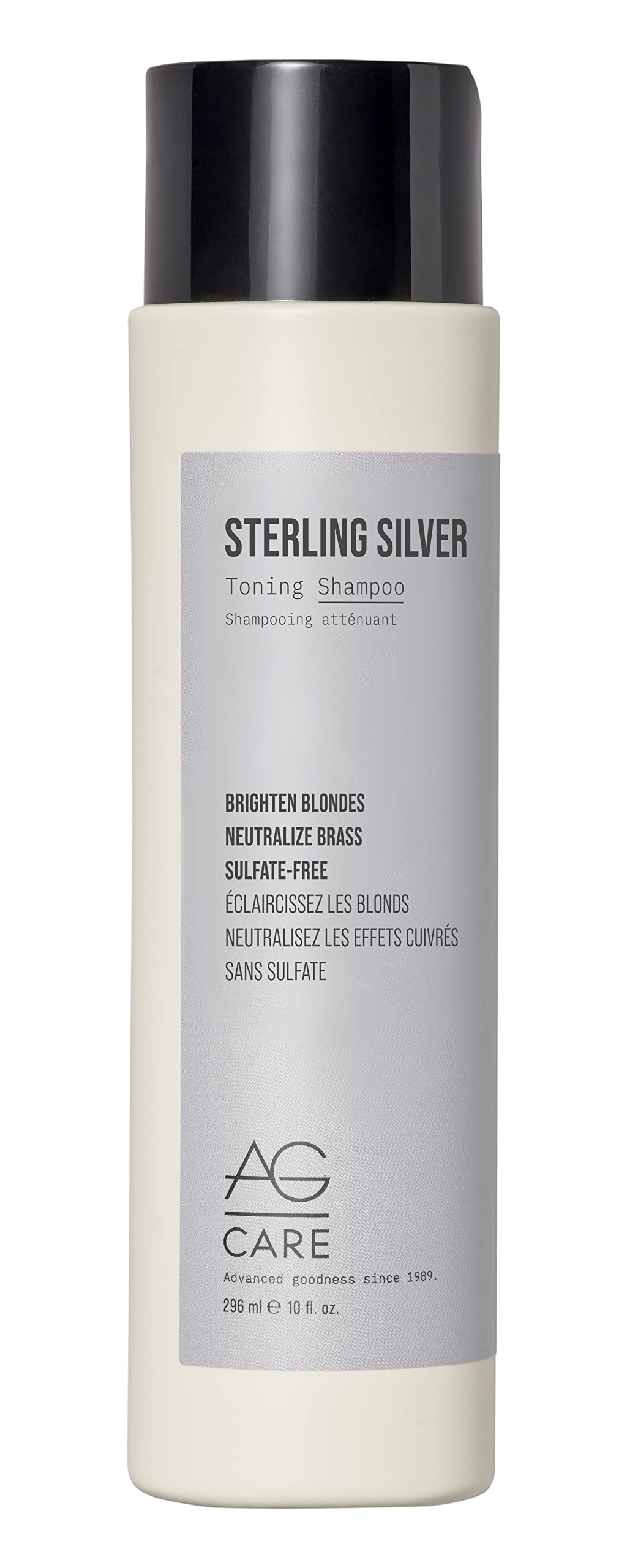 AG Hair Cosmetics Sterling Silver Toning Shampoo for Unisex - 10 oz Shampoo