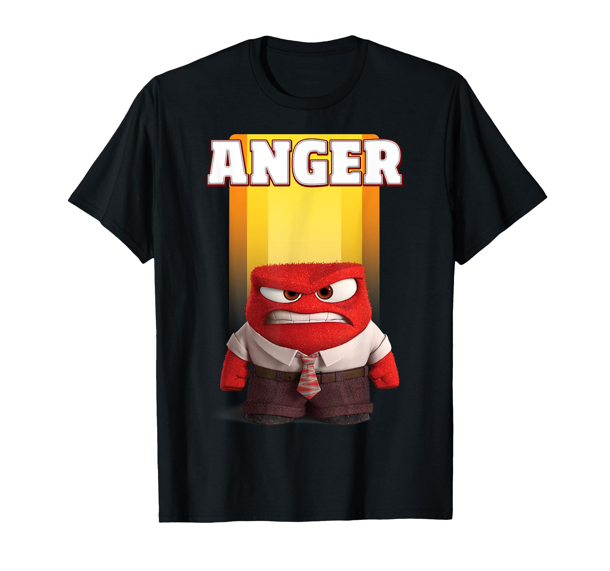 Disney Pixar Inside Out Riley's Anger Red Character Logo T-Shirt