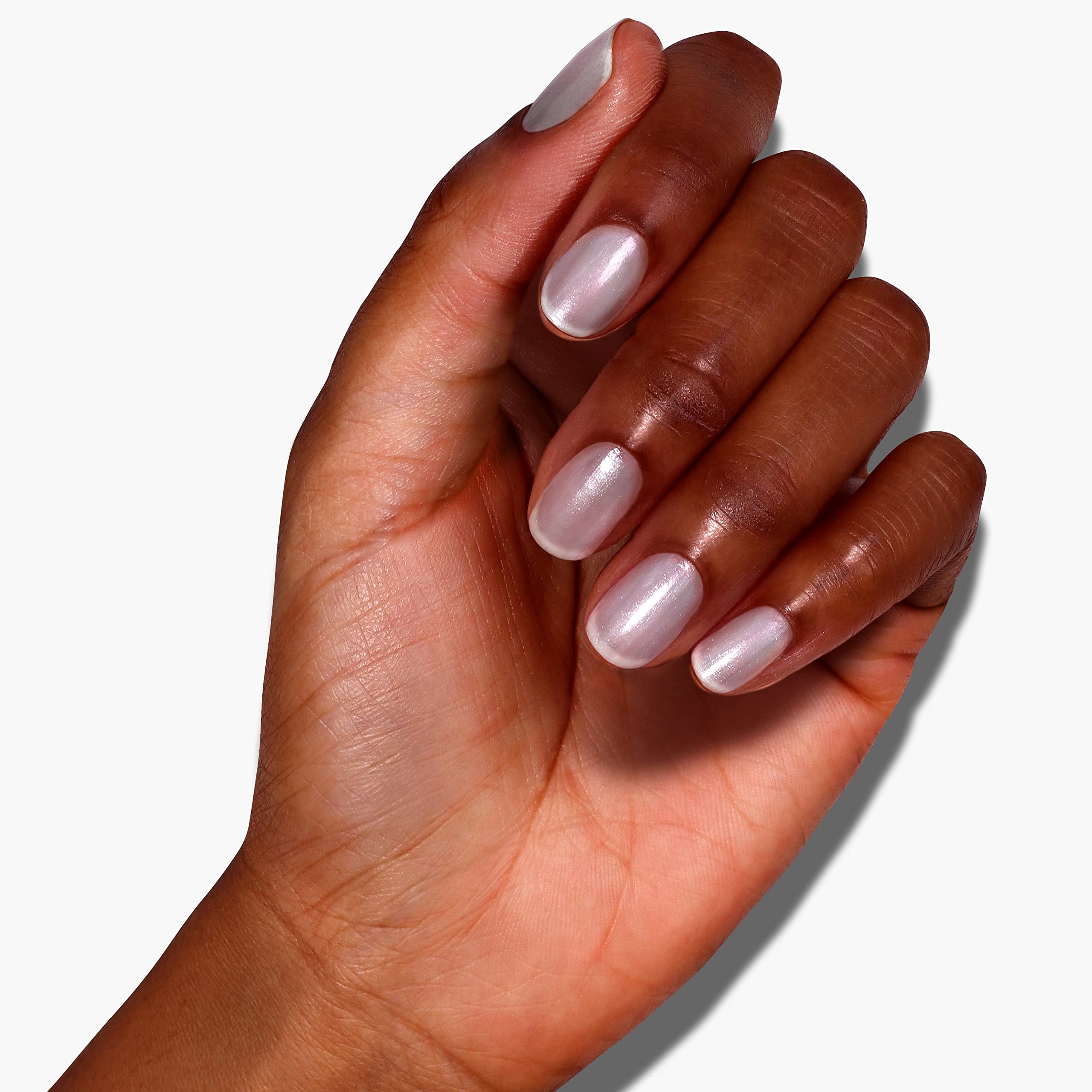 LONDONTOWN Illuminating Nail Concealer, Milky Sheer Quartz Gray Polish - Long Lasting Brightening Lacquer Nail Care for Discolored, Yellowing Nails, .40fl oz