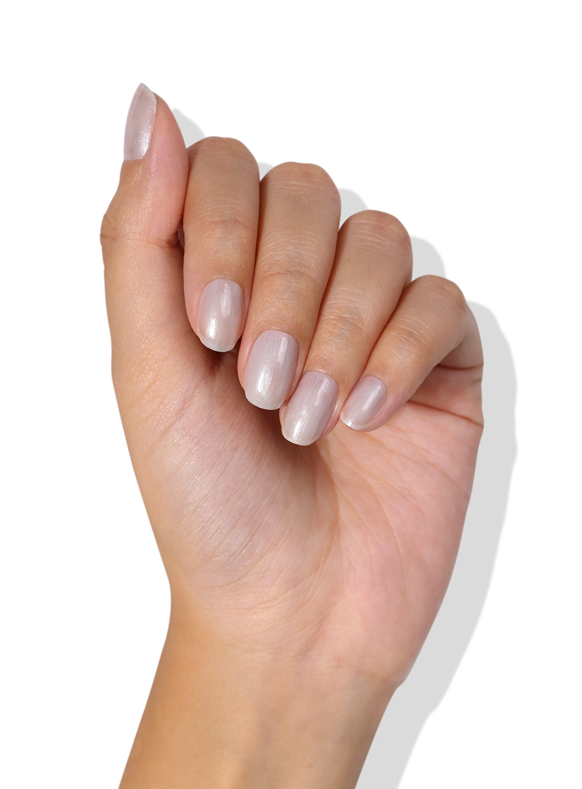 LONDONTOWN Illuminating Nail Concealer, Milky Sheer Quartz Gray Polish - Long Lasting Brightening Lacquer Nail Care for Discolored, Yellowing Nails, .40fl oz