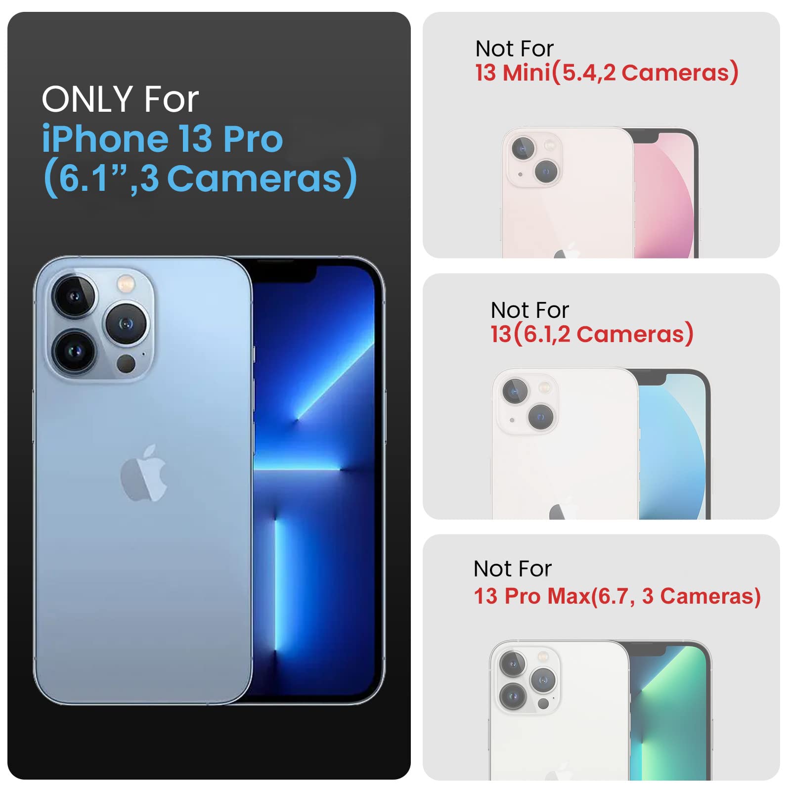 FireNova Designed for iPhone 13 Pro Case, Silicone Upgraded [Camera Protection] Phone Case with [2 Screen Protectors], Soft Anti-Scratch Microfiber Lining Inside, 6.1 inch, White