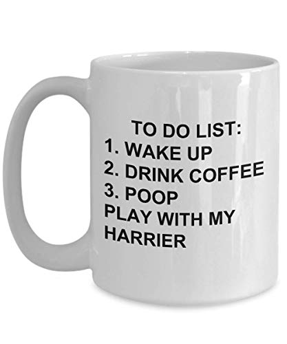 Harrier Owner Mug Dog Lovers To Do List Funny Coffee Mug Tea Cup Gag Mug for Men Women