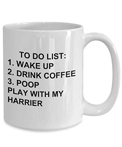 Harrier Owner Mug Dog Lovers To Do List Funny Coffee Mug Tea Cup Gag Mug for Men Women