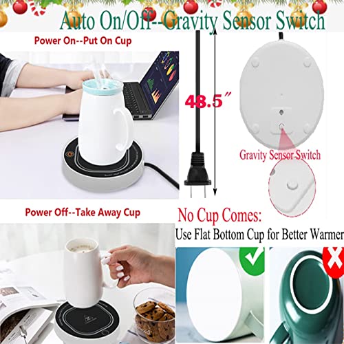 Coffee Cup Warmer for Desk with Auto Shut Off,Coffee Mug Warmer for Desk Office Home-Birthday Gifts