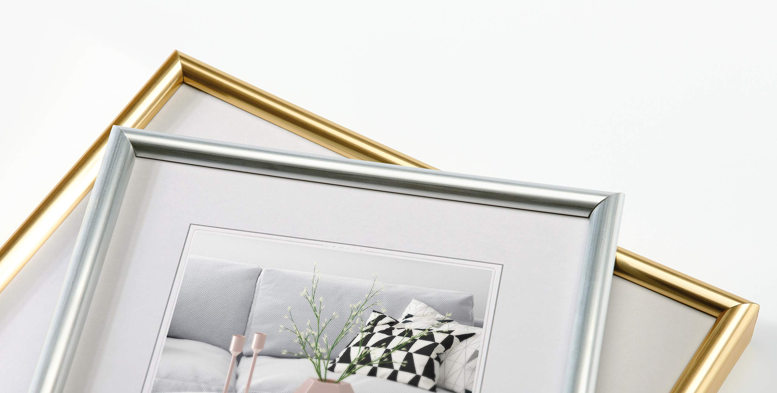 Walther Design KW070H Galeria Picture Frame, 19.75 x 27.50 inch (50 x 70 cm), White