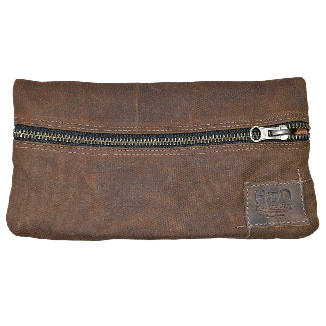 Hide & Drink, Vape Pen Accessories Kit Bag, Pouch Holder, Secure Fit, Cord Storage G Pen Soft Travel Bag, Waxed Canvas, Handmade, Honey Bourbon