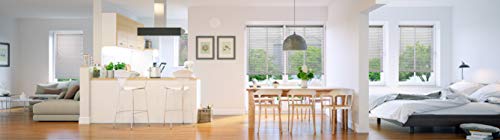 CHICOLOGY Blinds for Windows , Mini Blinds , Window Blinds , Door Blinds , Blinds & Shades , Camper Blinds , Mini Blinds for Windows , Horizontal Window Blinds , Gloss Gray, 48"W X 48"H
