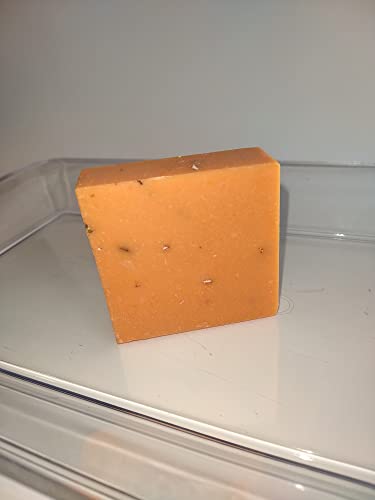 Ndongscsay Premium Handmade 5 oz Vegan Scented Soap Bar- Men/Women -3 Turmeric Honey & Orange Natural Soap Bars - 3pk Bundle