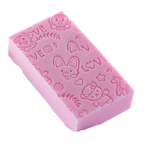 INGVY Dry Brushing Body Brush Exfoliating Bath Body Shower Sponge Spa Scrub Exfoliator Dead Skin Remover (Size : Green)