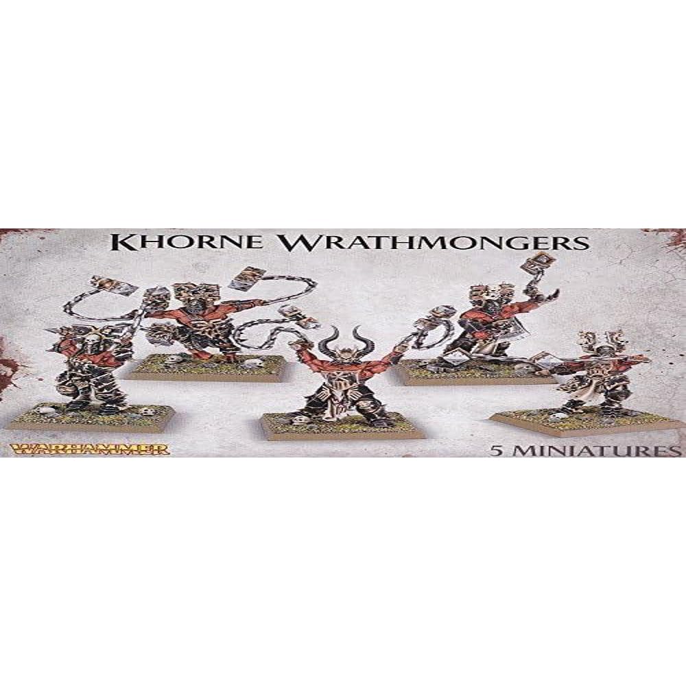 Games Workshop 99120201042" Khorne Bloodbound Wrathmongers, Black