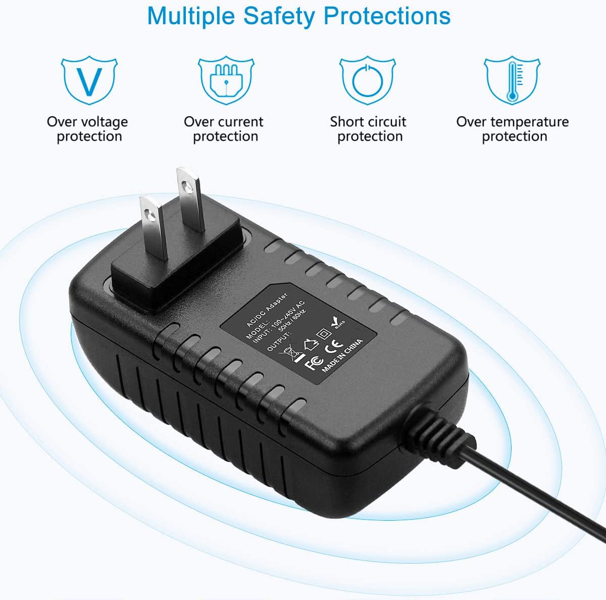 BestCH Global AC/DC Adapter Compatible with GRACO Glider Lovin Hug, Sweetpeace, DuetSoothe, DuetConnect LX, Sweet Snuggle, Comfy Cove DLX Swing Power Supply Cord