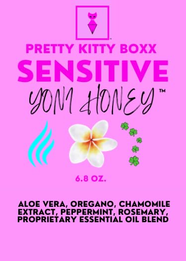 Pretty Kitty Boxx, Ph Balanced Daily Feminine Wash, Aloe Vera, Oregano, Chamomile Extract, Peppermint, Rosemary, 6.8, Fl Oz, (Pack Of 1) White