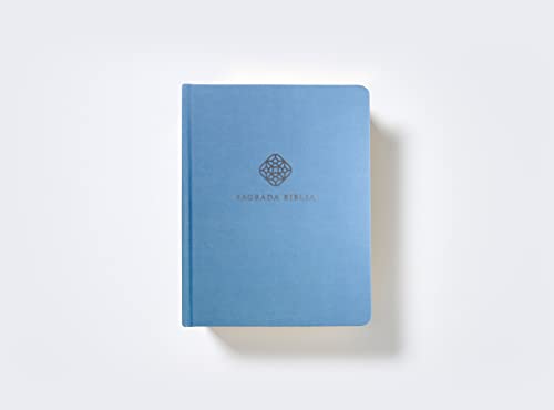 Biblia Católica, Edición para Notas, Tapa dura/tela, Azul, Comfort Print (Spanish Edition)
