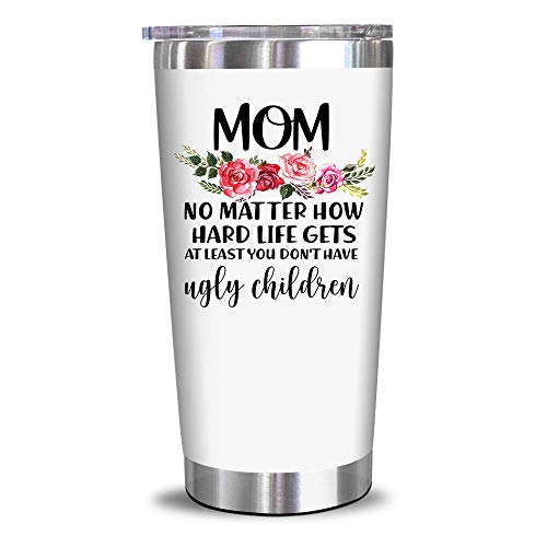 NewEleven Gifts For Mom From Daughter, Son - Mom Gifts - Birthday Gifts For Mom - Best Bday Presents For Mom, Wife, Women - Funny Birthday Presents From Daughter, Son, Husband - 20 Oz Wine Tumbler