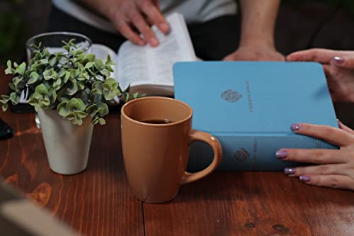 Biblia Católica, Edición para Notas, Tapa dura/tela, Azul, Comfort Print (Spanish Edition)