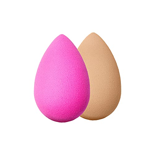 BEAUTYBLENDER Original Pink and Nude Blender, Makeup Sponges for Blending Liquid Foundations, Powders & Creams. Flawless, Professional Streak Free Application, Vegan, Cruelty Free and Made in The USA