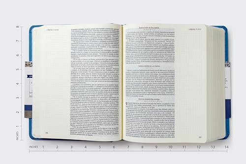Biblia Católica, Edición para Notas, Tapa dura/tela, Azul, Comfort Print (Spanish Edition)