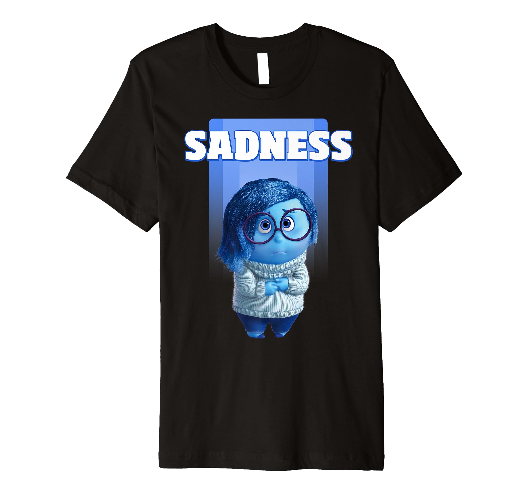 Disney Pixar Inside Out Sadness Portrait Premium T-Shirt
