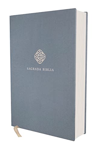 Biblia Católica, Edición para Notas, Tapa dura/tela, Azul, Comfort Print (Spanish Edition)