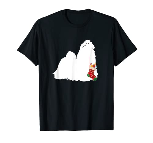 Shih Tzu Christmas Stocking Stuffer Dog T-Shirt