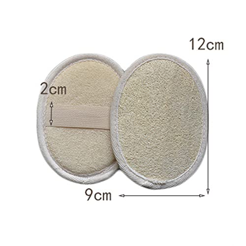 INGVY Dry Brushing Body Brush Natural Loofah Body Scrubber Bath Exfoliating Sponge Soft Shower Brushes Clearner Pad Exfoliator Shower Puff Body Skin Care Tool