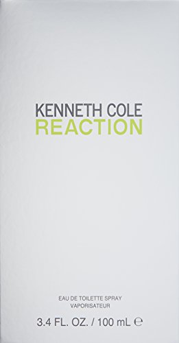 Kenneth Cole Reaction Eau de Toilette Spray for Men, 3.4 Fl Oz