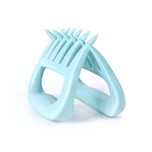 Meat Claws for Shredding,BBQ Meat Shredder Claws,Meat Claws for Shredding Pulled Pork, Chicken, Turkey, and Beef- Handling & Carving Food,Easily Lift, Handle, Shred, and Cut Meats (light blue)