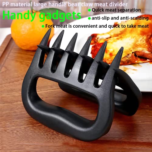 Meat Claws for Shredding,BBQ Meat Shredder Claws,Meat Claws for Shredding Pulled Pork, Chicken, Turkey, and Beef- Handling & Carving Food,Easily Lift, Handle, Shred, and Cut Meats (light blue)