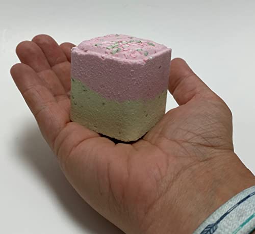 HIDDEN GEM SOAPS August Birthstone Peridot 3 Piece Gift Set All Natural Bar Soap, Bath Bomb, Shower Steamer Made in USA Palm Oil Free