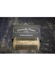 Dastardly Dapper: Premium natural sandalwood anti-static beard comb - Great with balms and oils