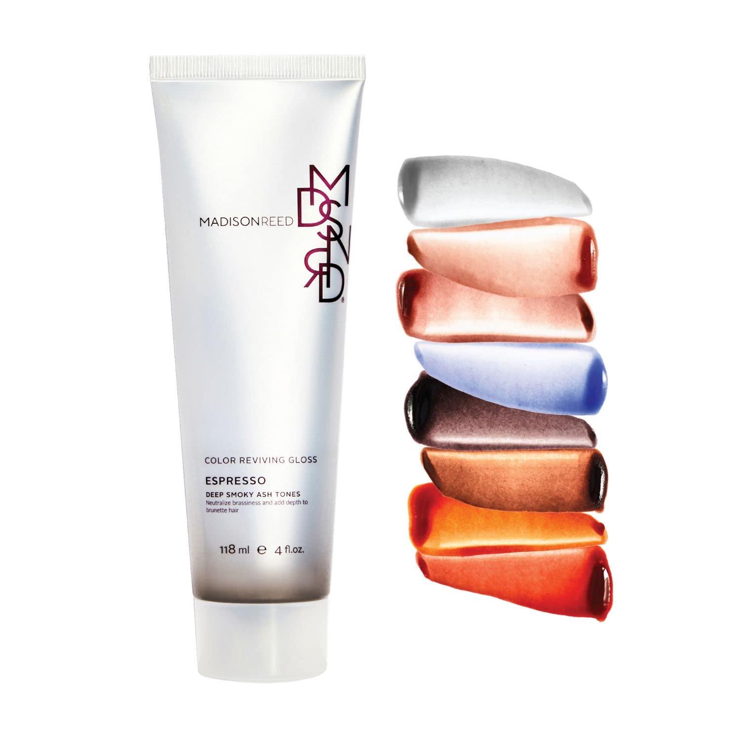 Madison Reed Color Reviving Gloss, Espresso - Brown, Semi-Permanent Hair Dye, Enhances Hair Color & Corrects Tone, Adds Brilliant Shine, Keratin & Argan Oil, 4 Fl Oz (118 mL)