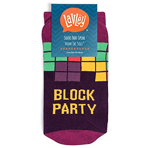 Do Not Disturb I'm Gaming Video Game Socks - Funny Gamer Gifts For Men and Women (Block Party)