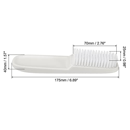 PATIKIL Cleaning Brush PBT Bristles with ABS Handle, Household Scrubbing for Shoes Sneakers Clothes, Gray