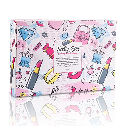 SCENTED THINGS Lippity Split Body Spray Girl Perfume, Eau De Parfum Teen Girl Gifts, Lipstick Shaped Bottles, 3 Piece Set