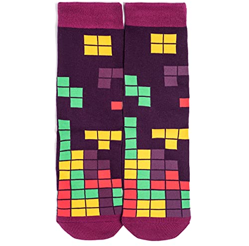 Do Not Disturb I'm Gaming Video Game Socks - Funny Gamer Gifts For Men and Women (Block Party)