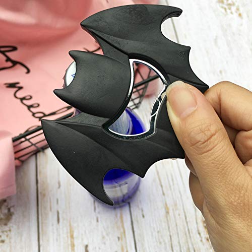 SHFICDJ Batman Bottle Opener Fridge magnet,Beer Bottle Openers,Rubber Coated, Stainless Steel.