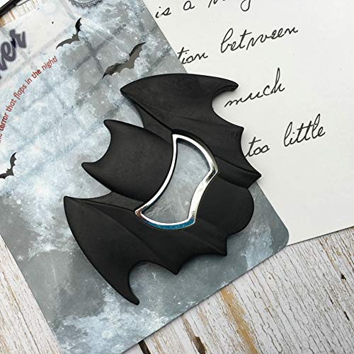 SHFICDJ Batman Bottle Opener Fridge magnet,Beer Bottle Openers,Rubber Coated, Stainless Steel.