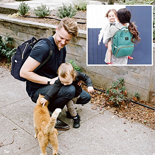 Jewelvwatchro Diaper Bag Backpack Multifunctional Maternity Baby Bags for Mom Blue Purple¡