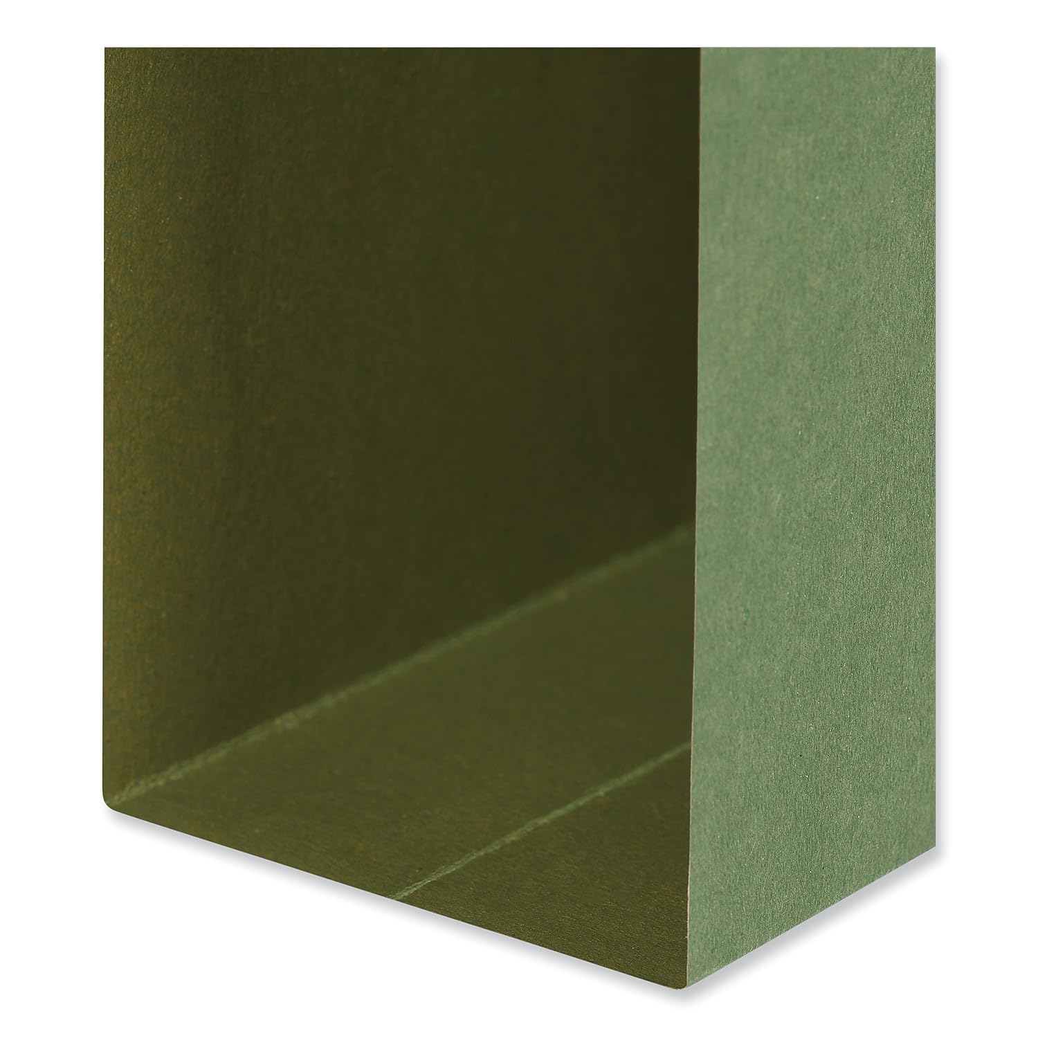 Universal UNV14153 1/5-Cut Tab Box Bottom Hanging File Folders - Legal Size, Standard Green (25/Box)