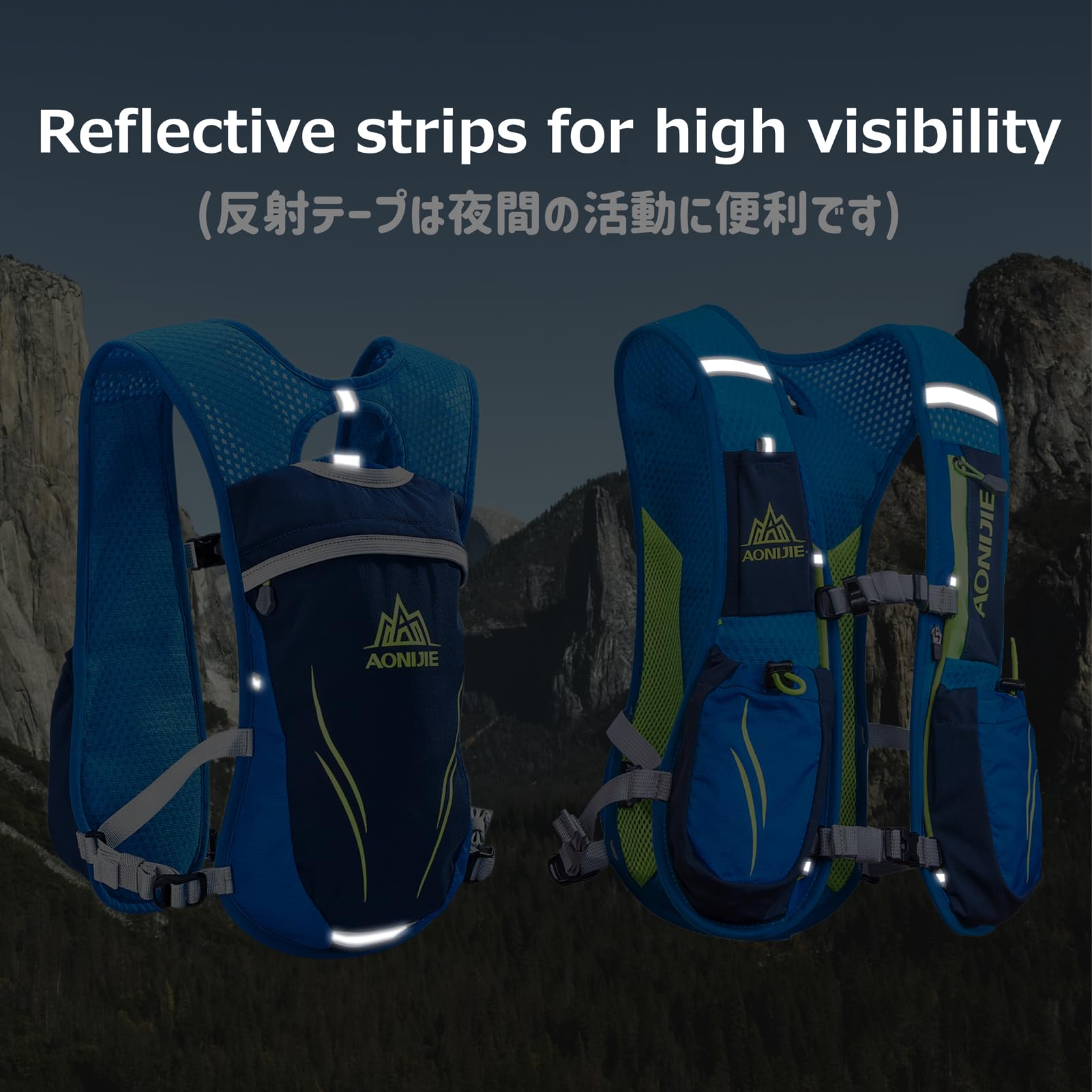 Azarxis Hydration Running Vest Backpack Pack 5.5L for Women and Men Jogging Trail Race Marathon Cycling Hiking (Gray with 2 x 350ml Soft Flasks)