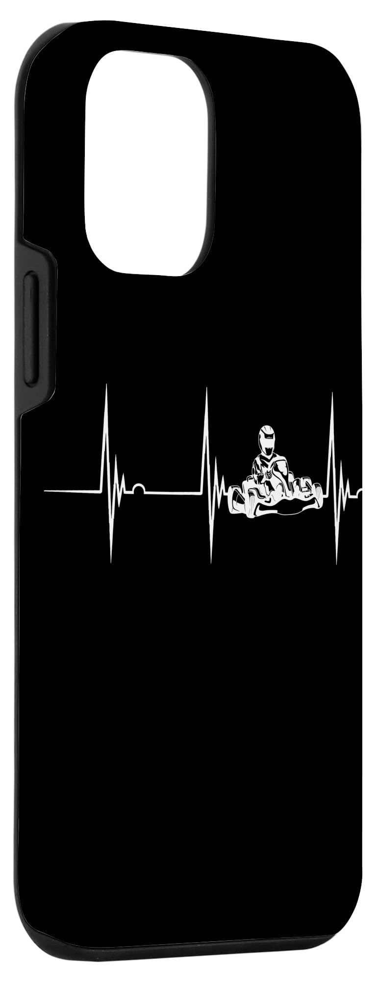 iPhone 12 mini Go Kart Racing Heartbeat EKG Pulse Karting Go Kart Racer Case