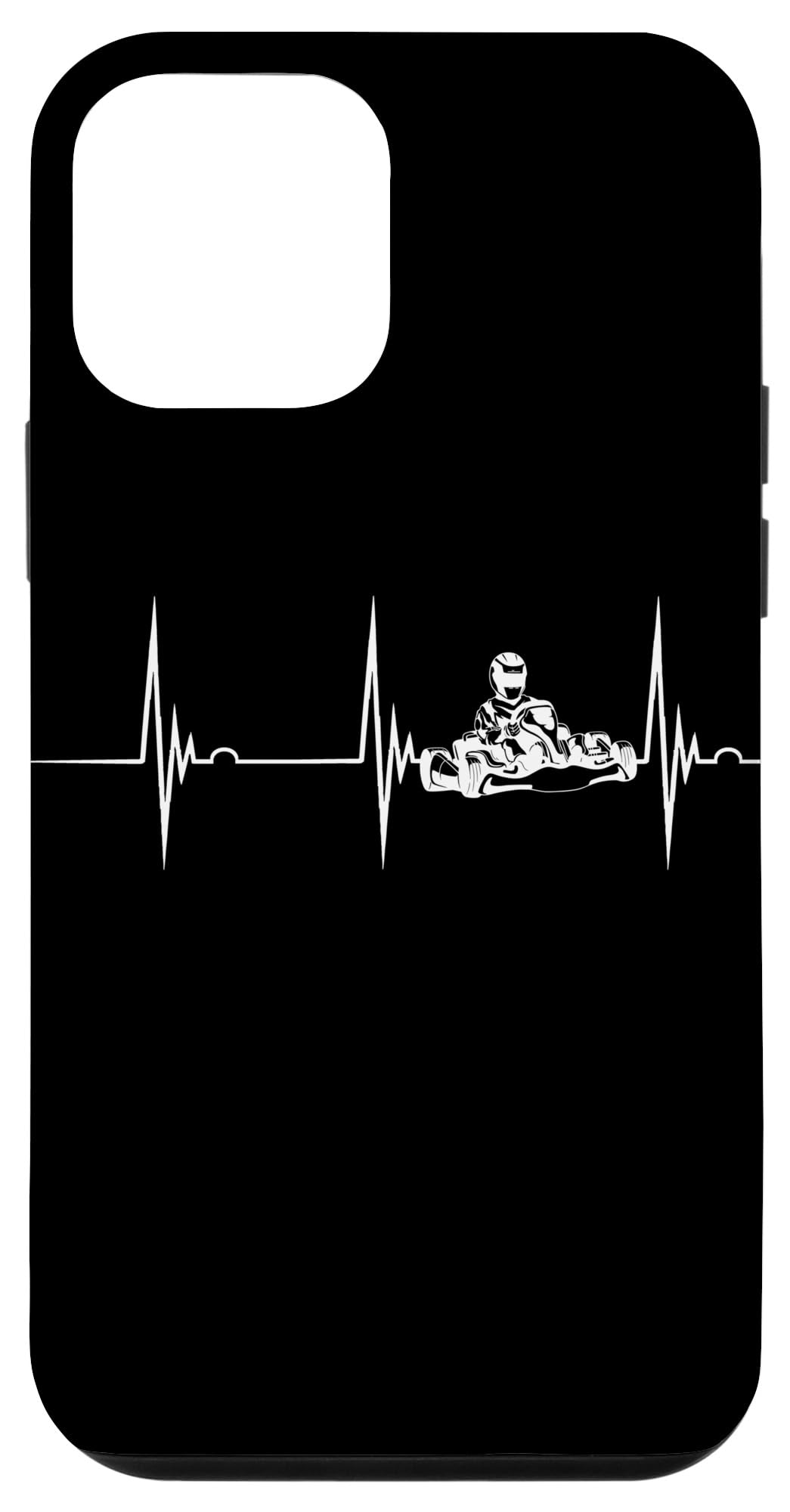 iPhone 12 mini Go Kart Racing Heartbeat EKG Pulse Karting Go Kart Racer Case