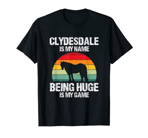 Clydesdale Design for Clydesdale Rider and Draft Horse T-Shirt