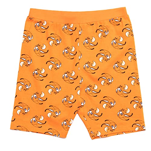 Miraculous Rena Rouge Big Girls Pajama Shirt & Shorts White/Orange 10-12