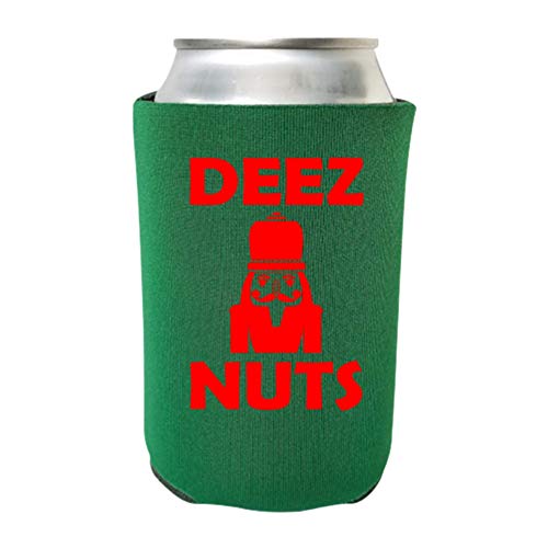 Christmas Coolies - Funny Holiday Can Cooler Pack of 4 - Alcohol Gift for Christmas Party, White Elephant, or Stocking Stuffer